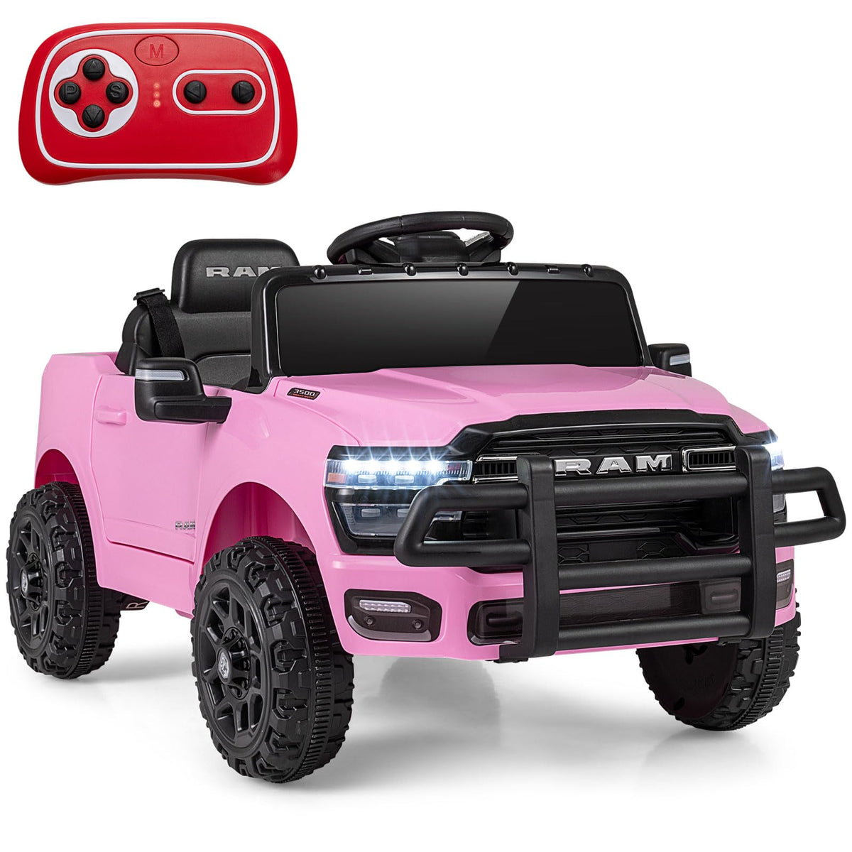 Costzon 12V Kids Licensed RAM Kids Electric Vehicle w/Remote Control ...