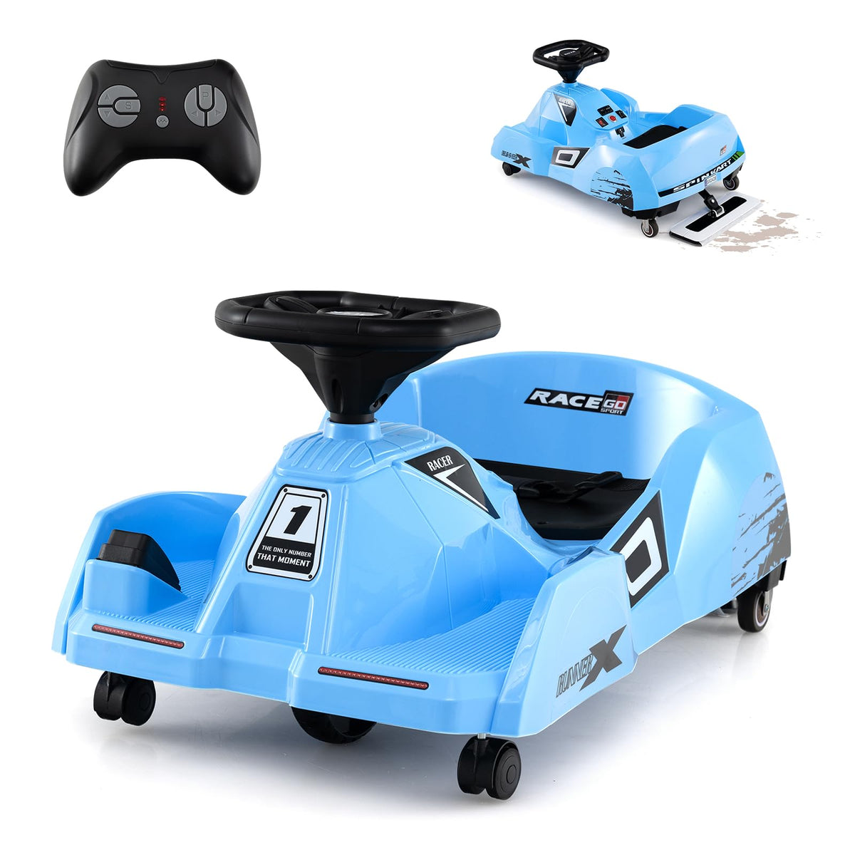 Costzon Electric Cleaning Go Kart for Kids – costzon