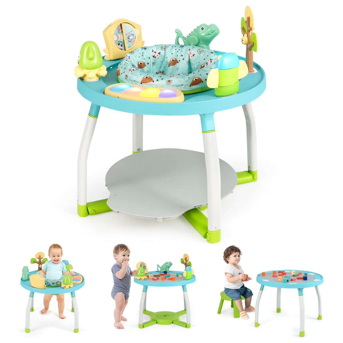 BABY JOY 5 in 1 Baby Activity Center, Baby Jumpers and Bouncers with R ...